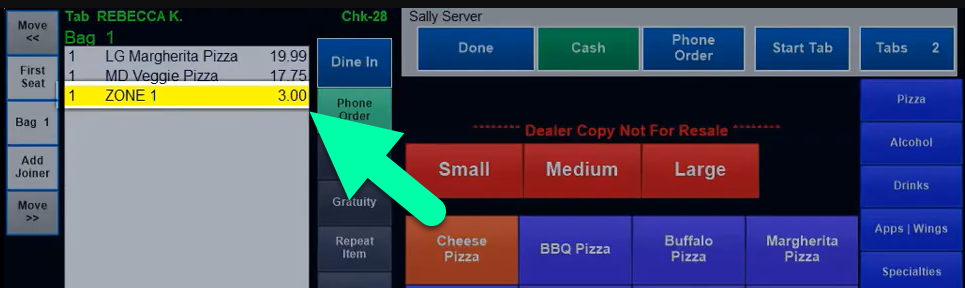 Delivery Zones – MicroSale