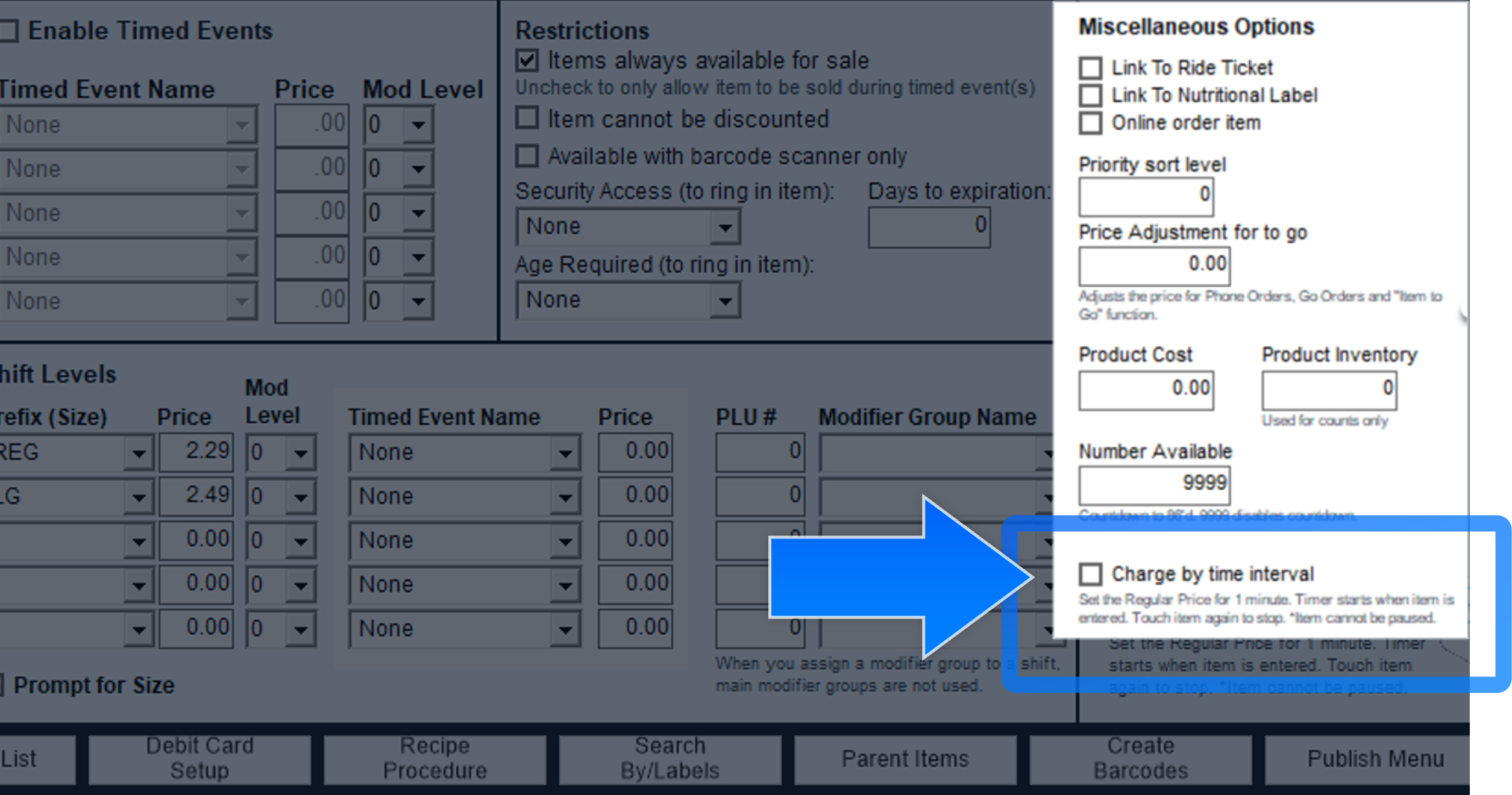 Time-based item functionality – MicroSale
