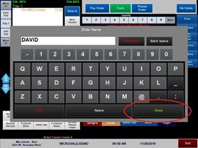 Placing a check on hold (an entire check) in Quick Service – MicroSale