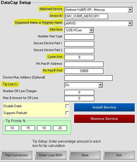 How do I setup credit cards for Touch Dynamics Quest tablet? – MicroSale