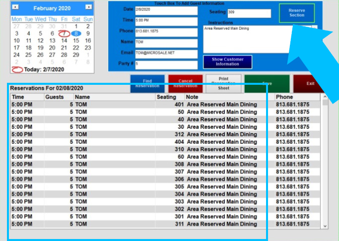 Using Reservations in MicroSale – MicroSale