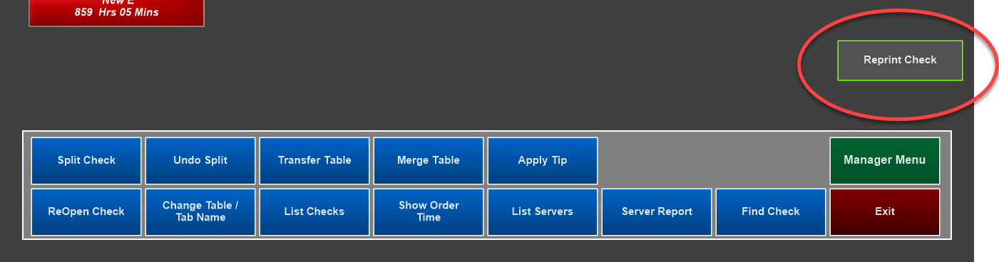 Reprinting receipts – MicroSale