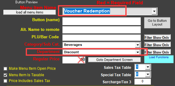 Adding discounts to the order screen (as a menu button) – MicroSale