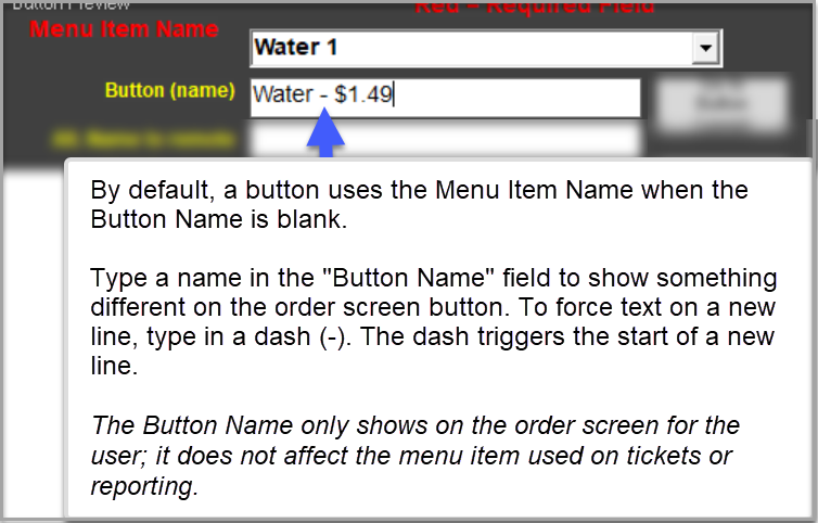 Button Layout – MicroSale