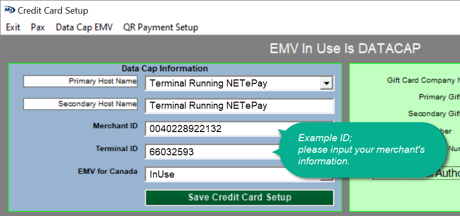 Setting up Moneris with NETePay – MicroSale