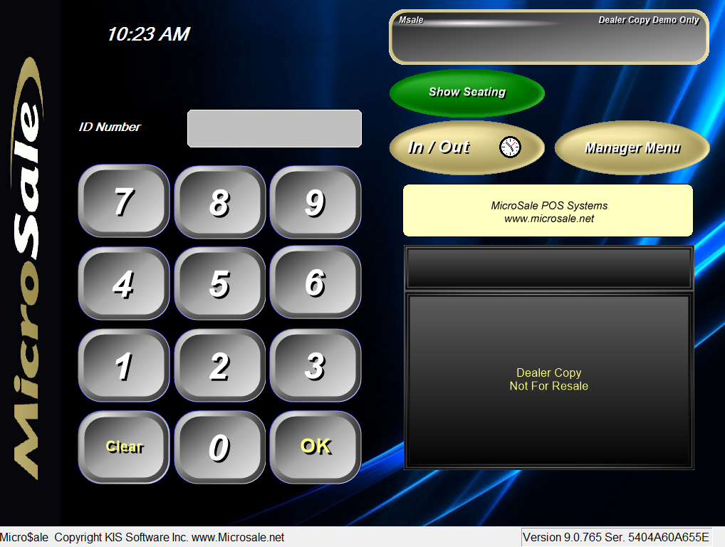 Replacing the side MicroSale logo with your own – MicroSale