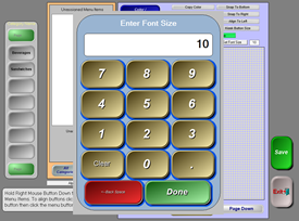 How to put menu items on buttons – MicroSale