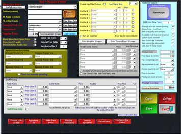 How to create menu items – MicroSale